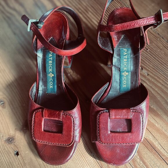 Patrick Cox | Shoes | Patrick Cox Block Heel Sandals 9s Y2k | Poshmark
